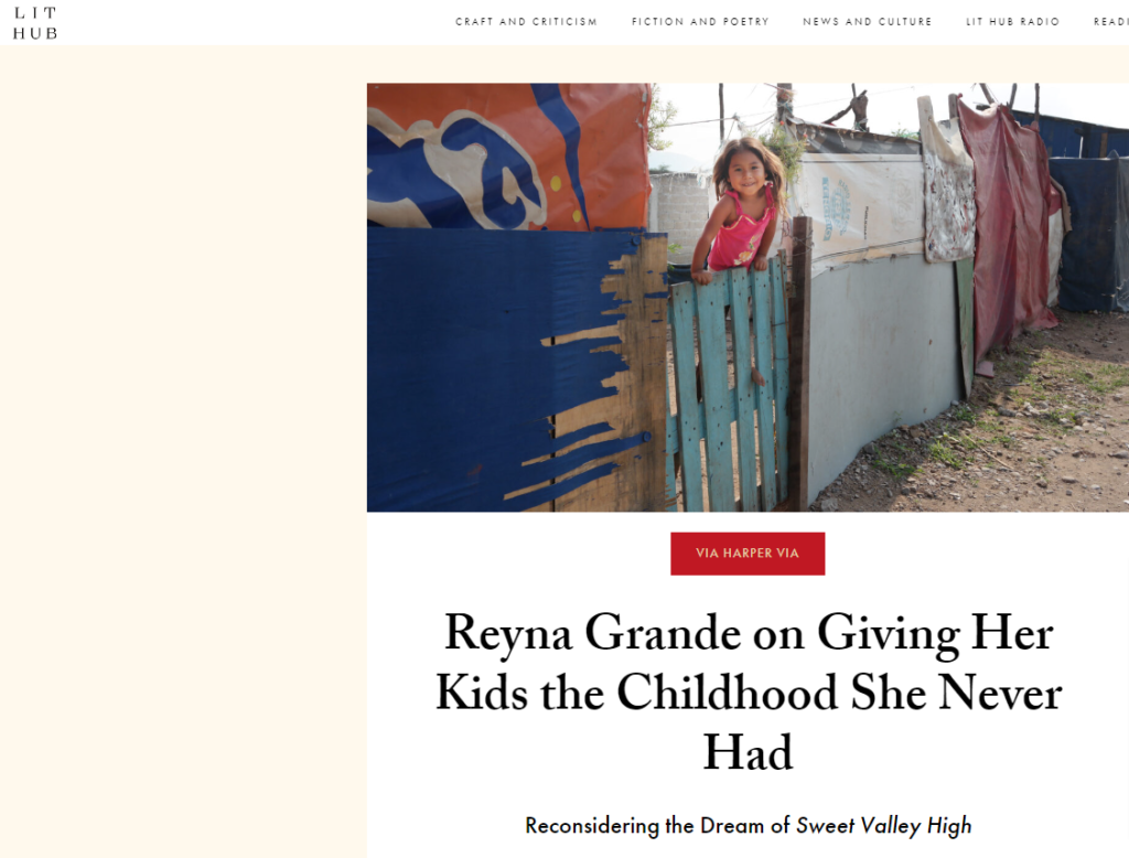 Reyna Grande on Giving her Kids the Childhood She Never Had – REYNA GRANDE